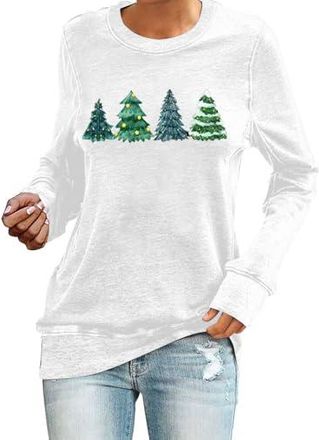 Generic Sweat-shirt de Noël confortable pour femme avec fermeture éclair à manches longues pour lautomne surdimensionné veste polaire avec poche 2025 vêtement