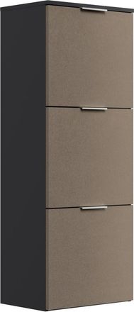 Magnolia Home Schuhschrank Domus-L mit 3 Klappen f&uuml;r 12 Paar Schuhe