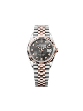 Rolex montre Datejust 36 mm (2023) - Noir