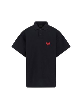 Balenciaga Polohemd Mit Logo