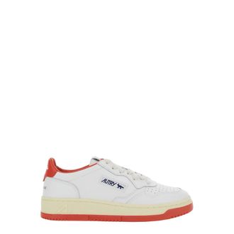 Autry Femme, Chaussures, Blanc, Taille: 43 EU Baskets Rouges Medalist Kitsune
