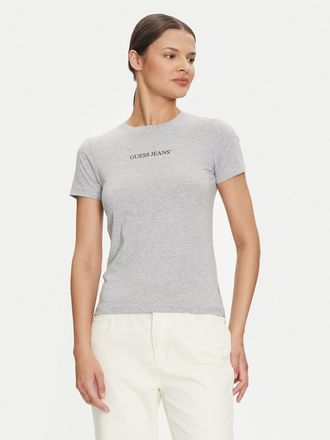 Guess T-Shirt W4YI01 J1314 Grau Slim Fit