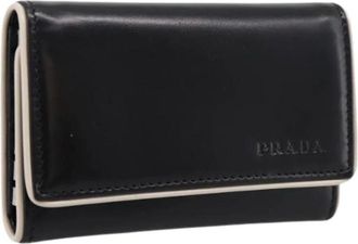 Prada &Eacute;tui &agrave; cl&eacute;s Pre-owned - Femme - Pre-owned - Noir - Taille: ONE Size