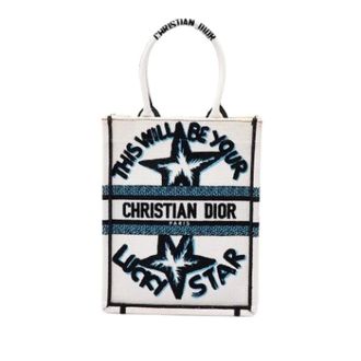 Dior Sac Cabas Pre-owned en Toile - Femme - Pre-owned - Blanc - Taille: ONE Size