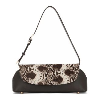 Kazar Tasche mit verl&auml;ngerter Klappe und Naturhaar - - Bags - Damen - Braun - ONE SIZE