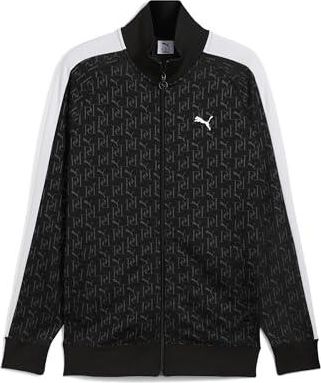 Puma Veste de surv&ecirc;tement &agrave; imprim&eacute; int&eacute;gral T7 Homme M, Black
