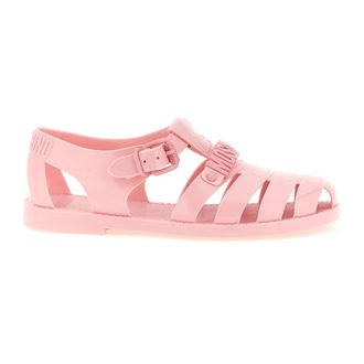 Moschino Jelly Sandalen mit Logo-Schriftzug - - Shoes - Damen - Rosa - 37 EU