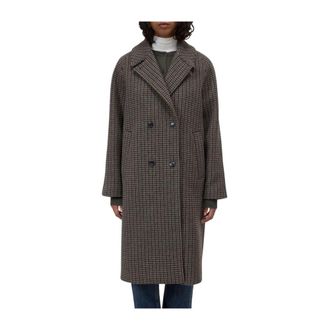 Closed Zweireihiger Mantel - - Coats - Damen - Braun - S