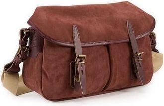 Bleu de Chauffe Sac Musette du P&ecirc;cheur S en cuir