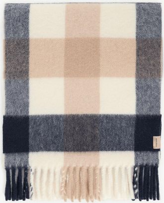 Woolrich Echarpe &agrave; carreaux en laine