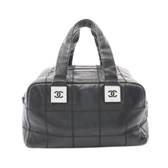 Chanel Sac &agrave; main Chanel Pre-owned Chocolate Bar - Femme - Pre-owned - Noir - Taille: ONE Size