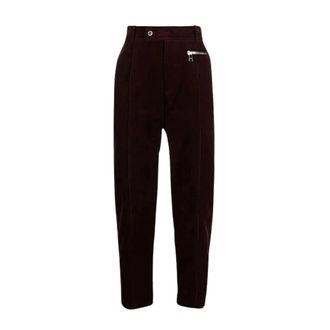 Balmain Slim-fit Hosen - - Trousers - Damen - Rot - 3XL