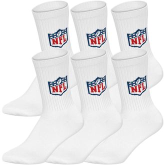 NFL unisexe Chaussettes Paquet de 6 SHIELD 6Pack Crew Socks