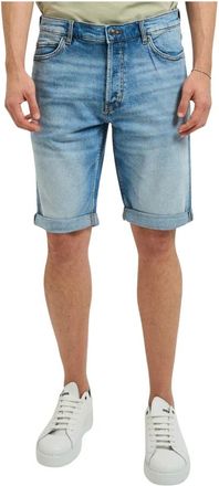 HUGO BOSS Homme, Shorts, Bleu, Taille: W34 Bermuda fusel&eacute;