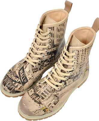 Dogo Damen Long Boots Halbhohe Stiefel, Multicolor, 38 EU