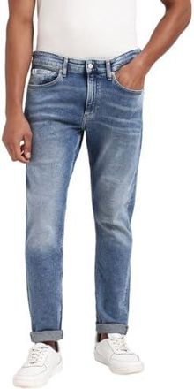 Calvin Klein Jeans Jean Homme Slim Tapered Fit, Bleu (Denim Light), 30W/32L