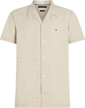 Tommy Hilfiger Herren Freizeithemd aus Baumwolle und Leinen