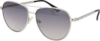 Guess Femme, Accessoires, Gris, Taille: ONE Size Pilot Lunettes de soleil