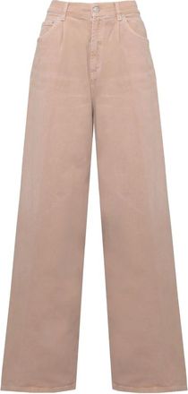 Dondup Pantalon large - Femme - Pantalons - Brun - Taille: W27
