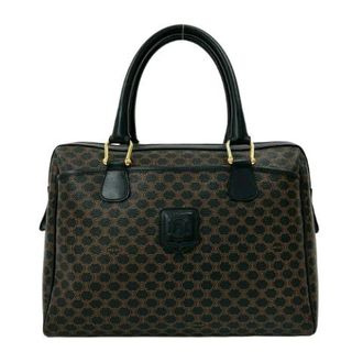 Celine Pre-owned Macadam Leder Handtasche - - Pre-owned - Damen - Schwarzk - ONE SIZE