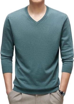 Generic Pull &agrave; col en V pour homme - Doux et confortable - Style d&eacute;contract&eacute; - Manches longues - Pour affaires, 1906, XXL
