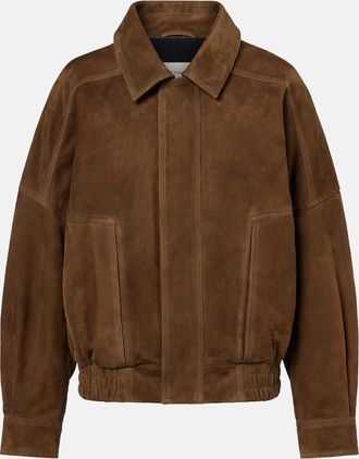 Nour Hammour Blouson Dalma aus Veloursleder