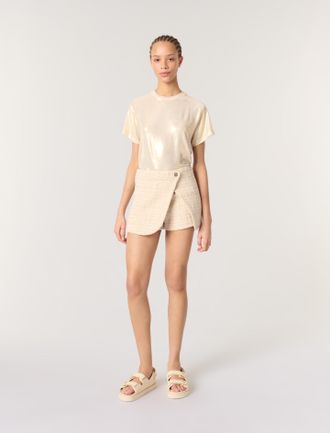Maje Trompe-loeil-shorts Aus Tweed - Beige - Gr&ouml;&szlig;e 32 - Maje