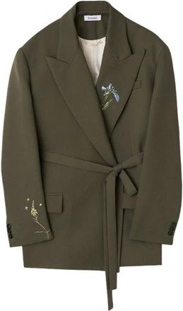 Rodebjer Femme, Vestes, Vert, Taille: 38 FR Stand Embroidery Blazer