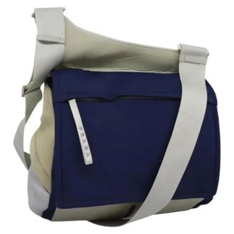 Prada Pre-owned Nylon sacs-prada - Femme - Pre-owned - Bleu - Taille: ONE Size