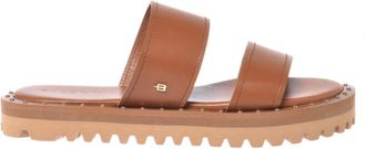 Baldinini Femme, Chaussures, Brun, Taille: 39 1/2 EU Leather Mule