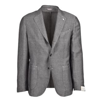 L.B.M. 1911 L.b.m. 1911, Homme, Vestes, Gris, Taille: L Giacca Stondata