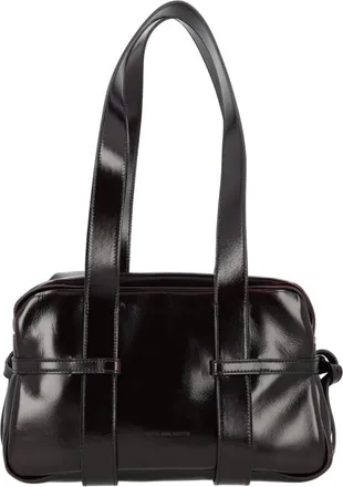 Dries Van Noten Femme, Sacs, Brun, Taille: ONE Size Sac bandouli&egrave;re en cuir grain&eacute;