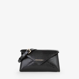 Valentino Handbags Umh&auml;ngetasche VALENTINO BAGS EMERA, Damen, Gr. B/H/T: 27,5cm x 16cm x 2,5cm, nero, Lederimitat, Taschen Umh&auml;ngetasche, Clutch, Brief, Handtasche mit Z