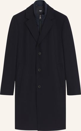 HUGO BOSS Mantel H-Jared-Bib-264 Regular Fit blau