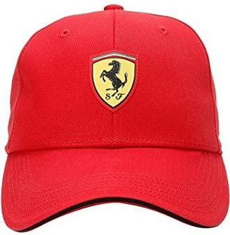 Puma Scuderia Ferrari - Casquette Classique pour Enfants - Rouge - Unisexe - Taille Unique