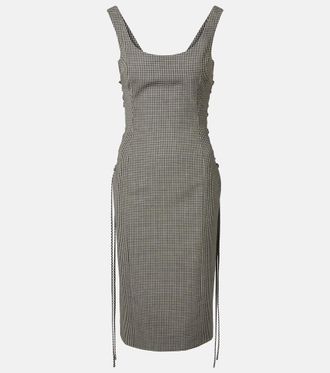 Alexander McQueen Robe midi en laine