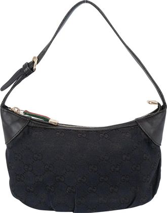Gucci Crossbody Bags - Gucci GG Monogram Mini Handbag - Gr. unisize - in Schwarz - f&uuml;r Damen