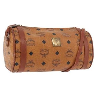 MCM Sac port&eacute; &eacute;paule Pre-owned - Femme - Pre-owned - Brun - Taille: ONE Size