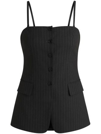 HUGO BOSS haut &agrave; rayures - Gris