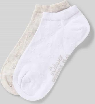 s.Oliver Red Label Str&uuml;mpfe aus Baumwoll-Mix in 2er-Pack