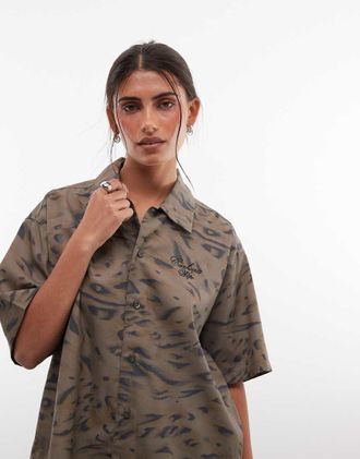 Carhartt Work in Progress Travon Kurzarmhemd in Multi