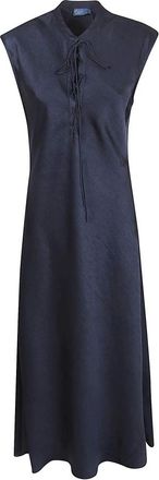 Polo Ralph Lauren Femme, Robes, Bleu, Taille: 34 FR Woven Slip Dress