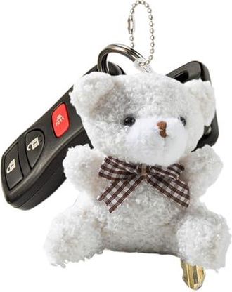 Generic Pendentif pour sac &agrave; main, pendentif pour porte-cl&eacute;s ours,Pendentif d&eacute;coratif pour sac en peluche | Pendentif porte-cl&eacute;s, animaux mignons en peluche, 