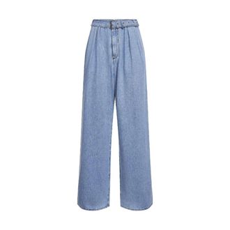 Dries Van Noten Plissee-Jeans mit weitem Bein - - Jeans - Herren - Blau - L