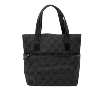 Gucci Pre-owned Canvas Tote Bag - - Pre-owned - Damen - Schwarzk - ONE SIZE