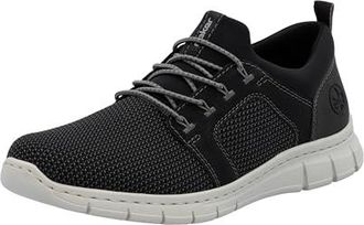 Rieker Homme B7796 Mocassin, Noir, 44 EU