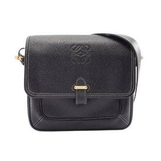 Loewe Pre-owned Anagram Leder Schultertasche - - Pre-owned - Damen - Schwarzk - ONE SIZE
