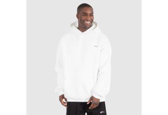 Smilodox Hoodie Dawson, Hochwertiger Kapuzenpullover im Oversize Fit, Sweatshirt Sweater L&auml;ssig K&auml;ngerutasche Metallabel hoher Baumwollanteil