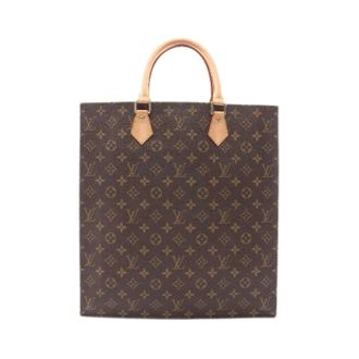 Louis Vuitton Sac Plat Monogram Coated Canvas Tote Bag Pre-owned - Femme - Pre-owned - Brun - Taille: ONE Size