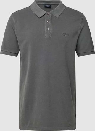 Joop Poloshirt mit Label-Stitching